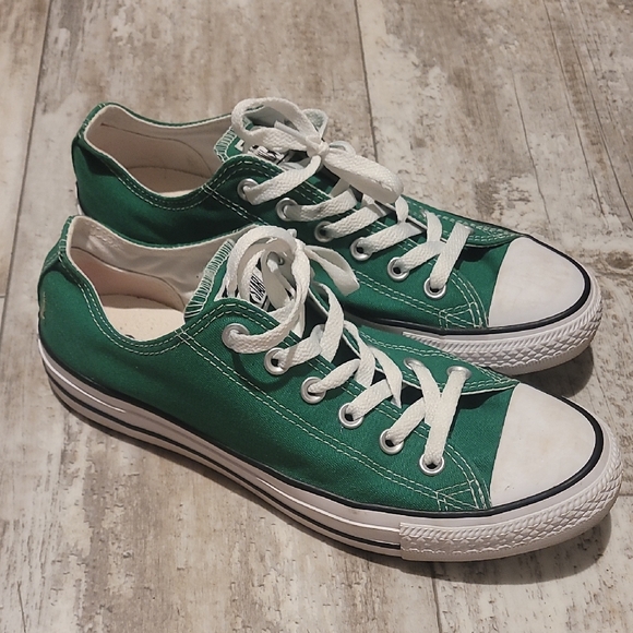 Converse | Shoes | Converse Green Sneakers | Poshmark